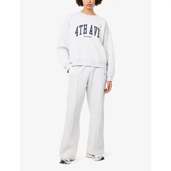 4TH & RECKLESS Avenue Logo-print Cotton Sweatshirt