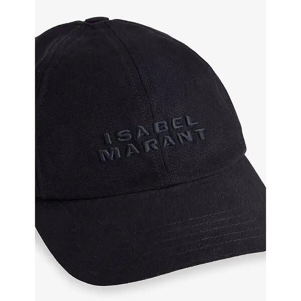 Isabel Marant Cotton Baseball Cap - Black