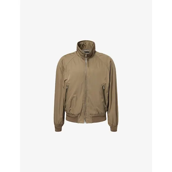 TOM FORD Regular-fit High-neck Woven Jacket