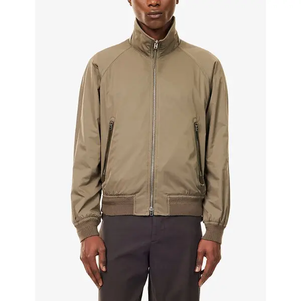TOM FORD Regular-fit High-neck Woven Jacket