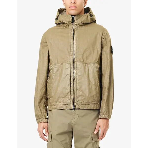Stone Island Panama Hooded Woven Jacket