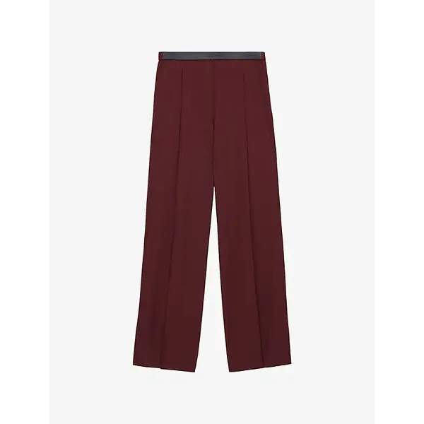 Loewe Leather-patch Wool Trousers