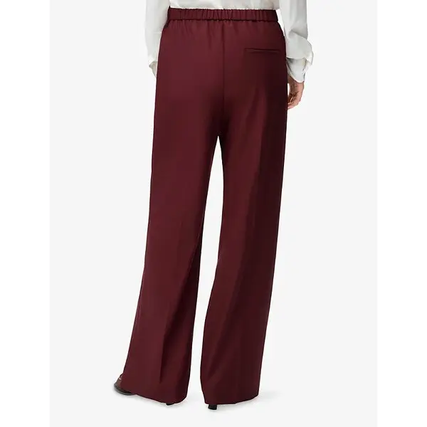 Loewe Leather-patch Wool Trousers