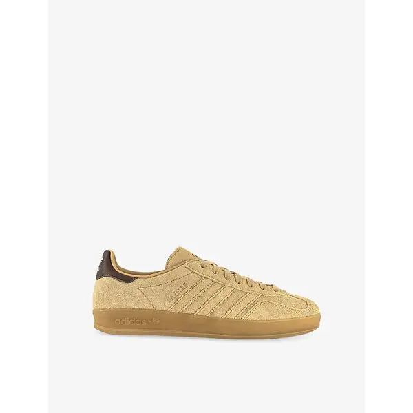 Adidas Gazelle Indoor Suede Trainers - Golden Beige Golden