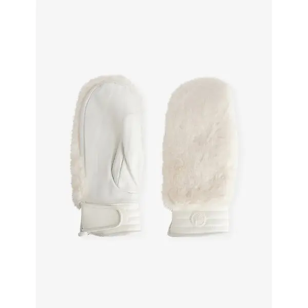 Fusalp Fleece-lined Faux-fur Ski Mittens - 1106