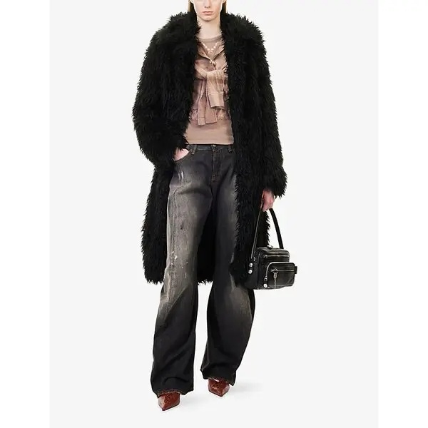 Acne Studios Trafalgar Barrel-leg Denim Jeans - Black