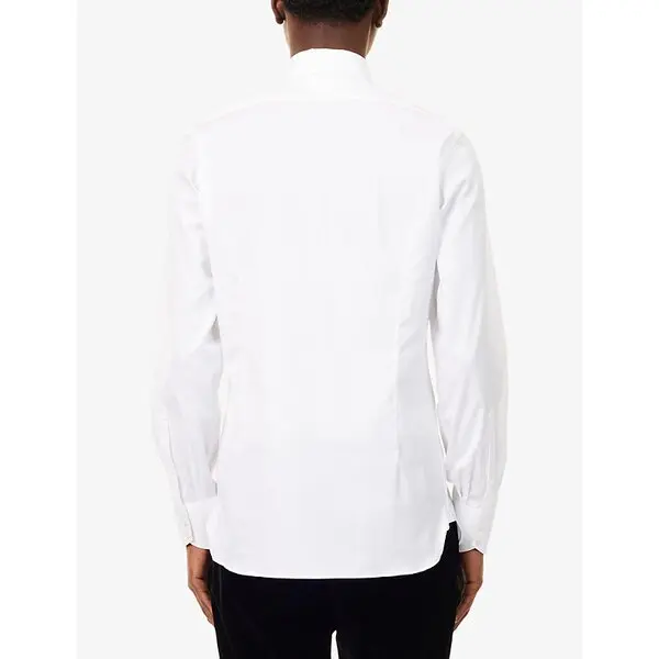 TOM FORD Slim-fit Long-sleeves Cotton-poplin Shirt