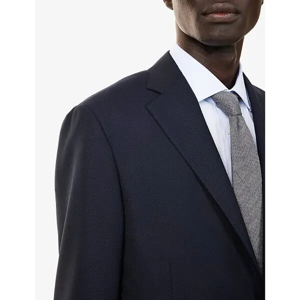 Corneliani Notched-lapel Single-breasted Wool Blazer