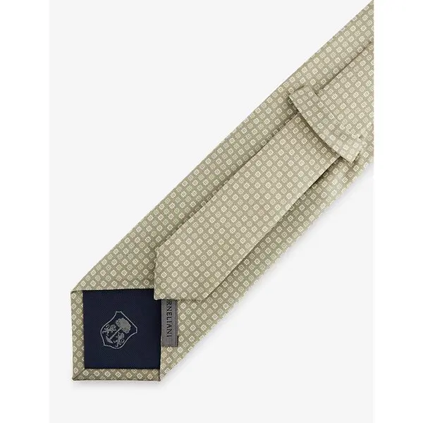 Corneliani Patterned Silk Neck Tie