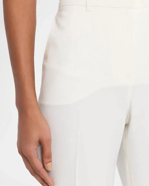 LoveShackFancy Enly Wool-blend Wide Leg Pants