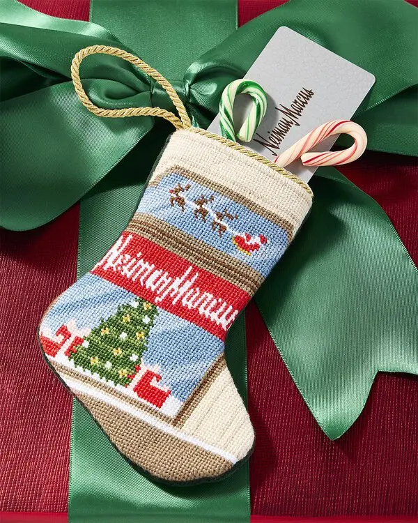 BAUBLE STOCKINGS X SAINTY NELSEN Downtown" Mini Bauble Stocking - Noclr