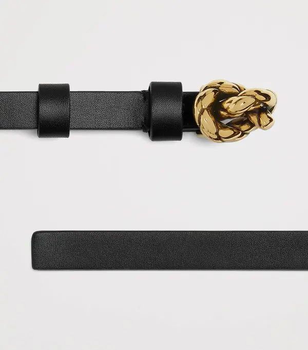 Bottega Veneta Leather Knot Belt