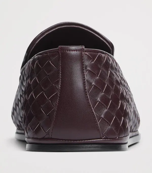 Bottega Veneta Lambskin Sunday Loafers - Red