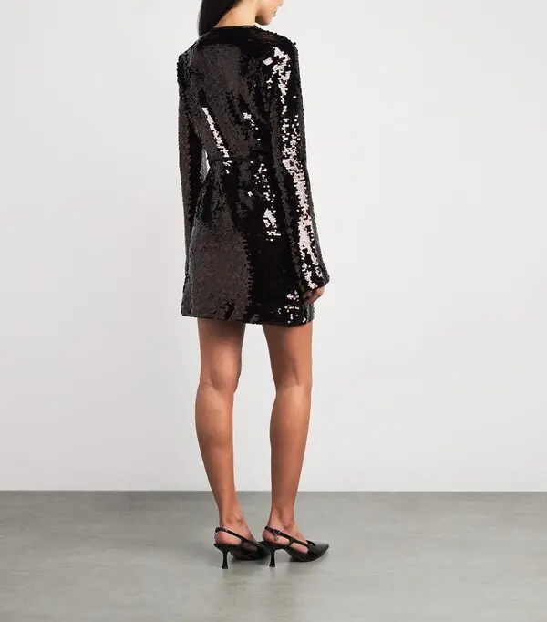 Staud Sequin Mini Dress