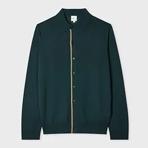 Paul Smith Washable Wool Collared Cardigan