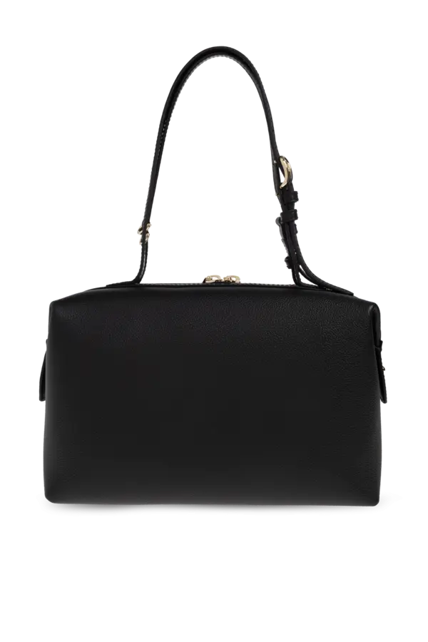 Furla Double Medium Shoulder Bag - Black