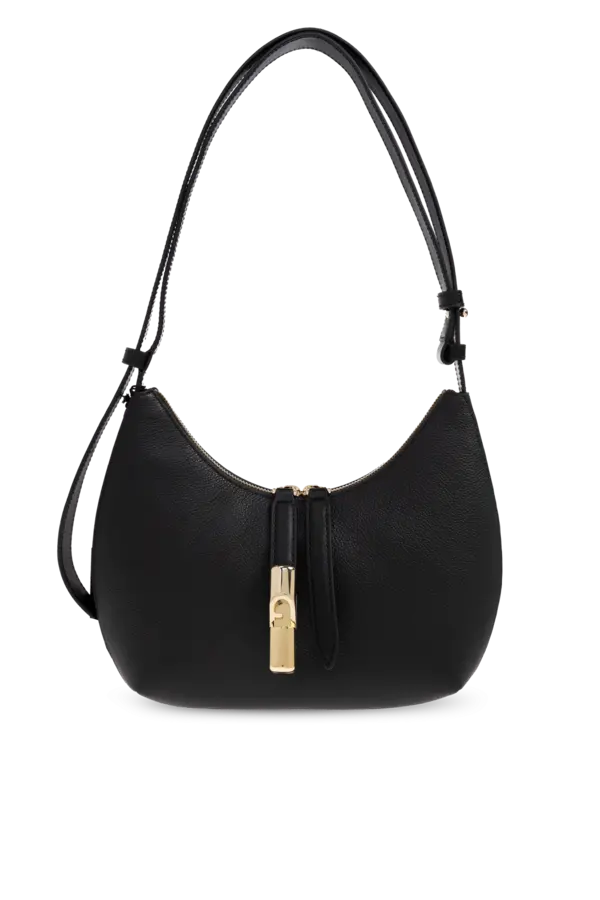 Furla Goccia Small Shoulder Bag - Black