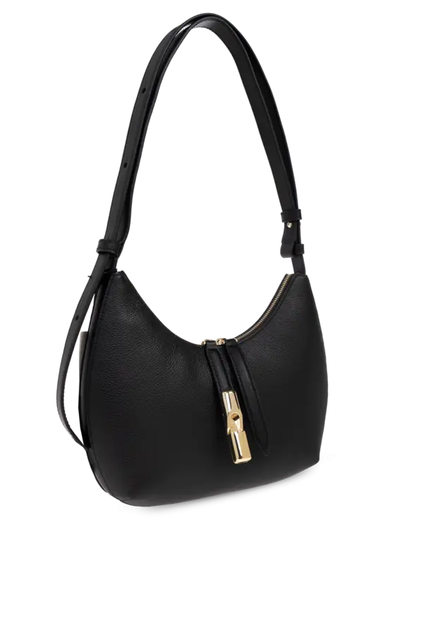 Furla Goccia Small Shoulder Bag - Black