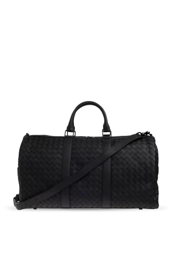 Bottega Veneta Leather Holdall - Black