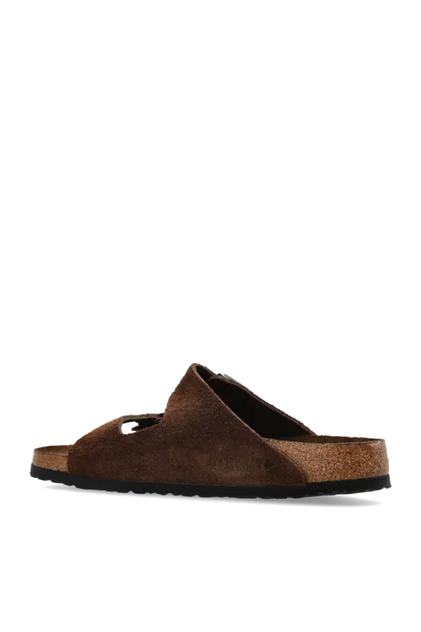 BIRKENSTOCK Arizona Bs Suede Slides - Brown