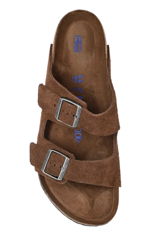 BIRKENSTOCK Arizona Bs Suede Slides - Brown