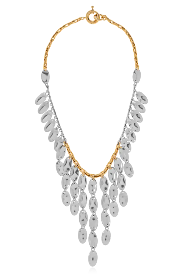 Isabel Marant Étoile Brass Collar Necklace - Silver