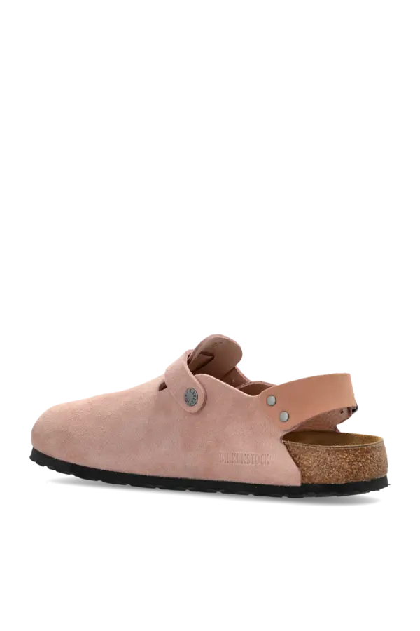 BIRKENSTOCK Suede Slides - Pink