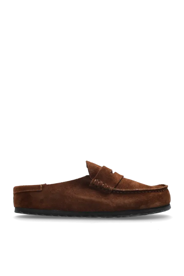 BIRKENSTOCK Naples Wrapped Slides - Brown