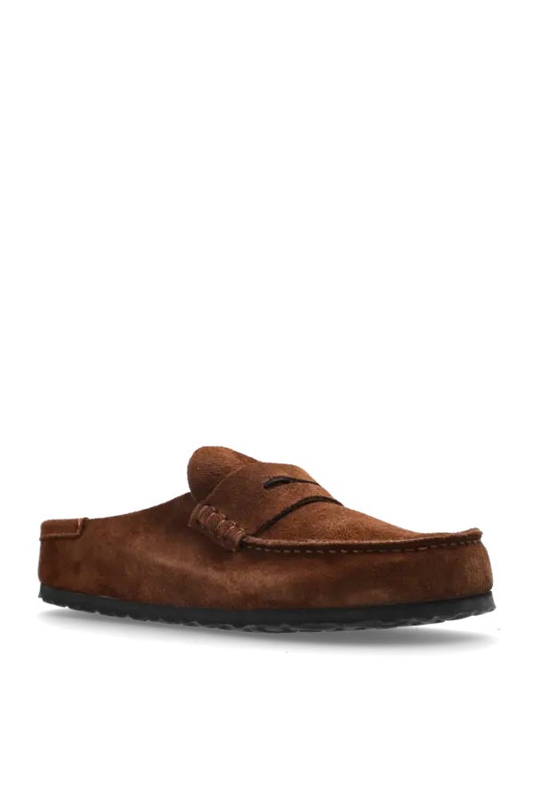 BIRKENSTOCK Naples Wrapped Slides - Brown