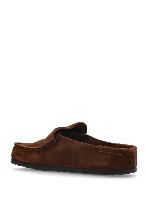 BIRKENSTOCK Naples Wrapped Slides - Brown