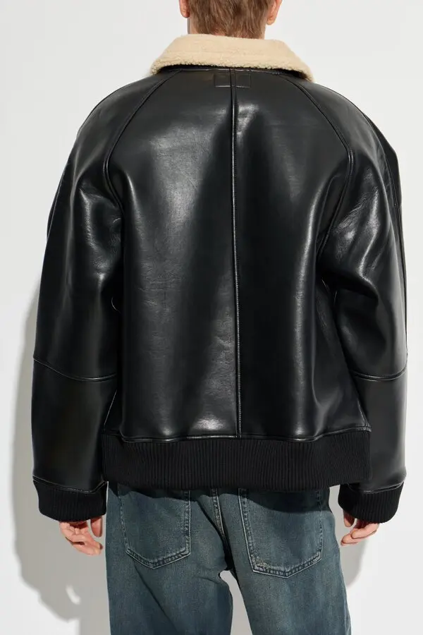 Carhartt Work In Progress Shepton Faux Leather Bomber Jacket