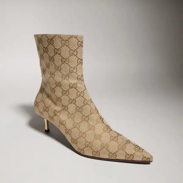 Gucci Gg Canvas Bootie