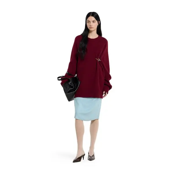 Gucci Interlocking G Silk Jacquard Skirt
