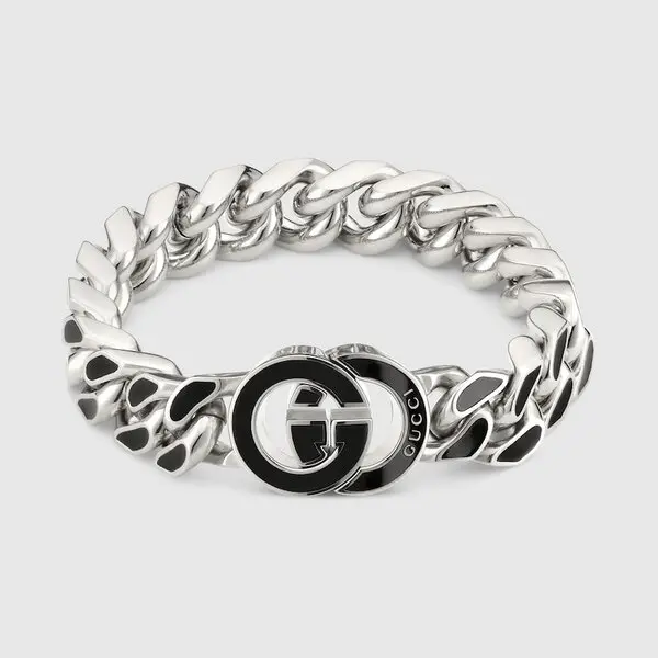 Gucci Interlocking G Chain Bracelet - Silver-toned Metal