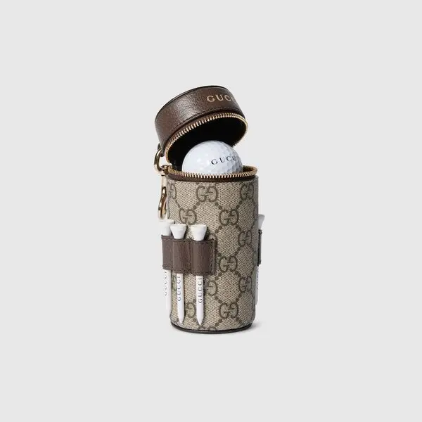 Gucci Gg Golf Ball And Tees Case