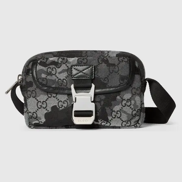 Gucci Gg Canvas Mini Bag - Black