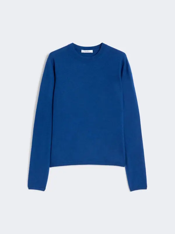 Max Mara Cashmere Crew Neck Sweater - China Blue
