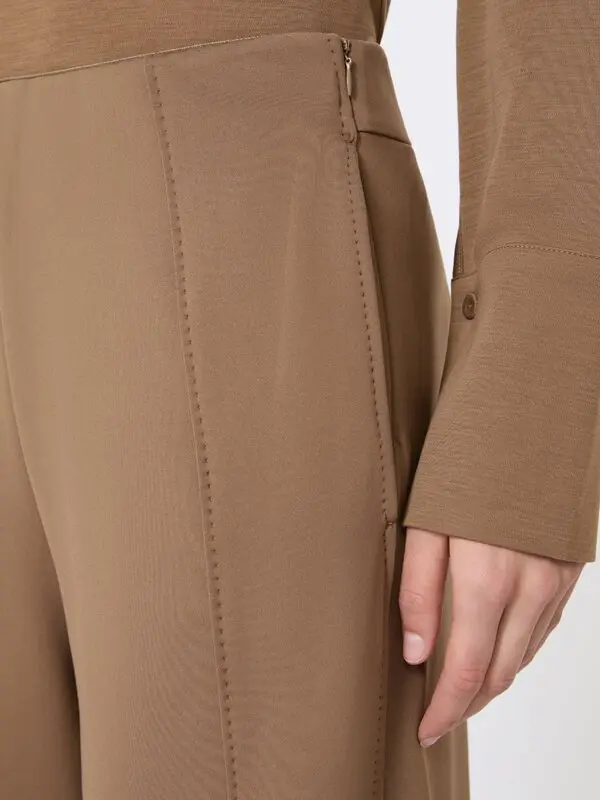 Max Mara Scuba Jersey Trousers - Brown