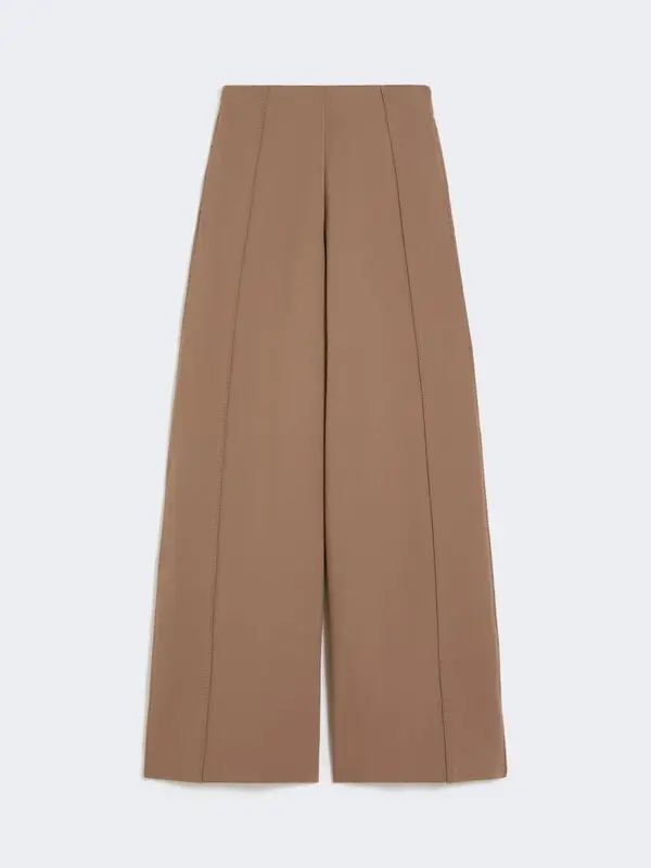 Max Mara Scuba Jersey Trousers - Brown