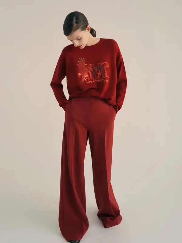 Max Mara Compact Jersey Trousers