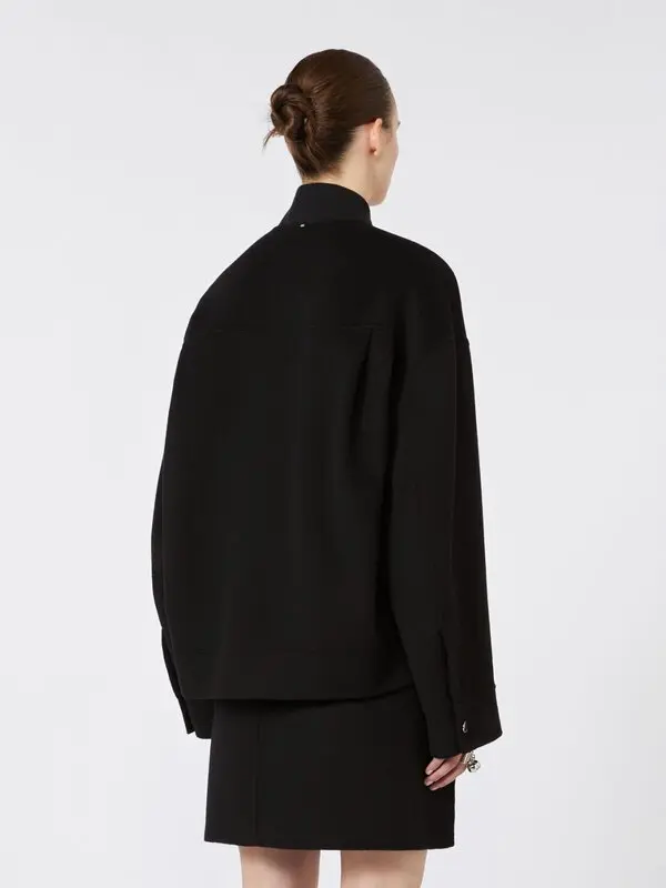 Max Mara Oversized Wool Bomber Jacket