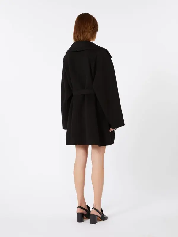 Max Mara Short Wool Coat - Black