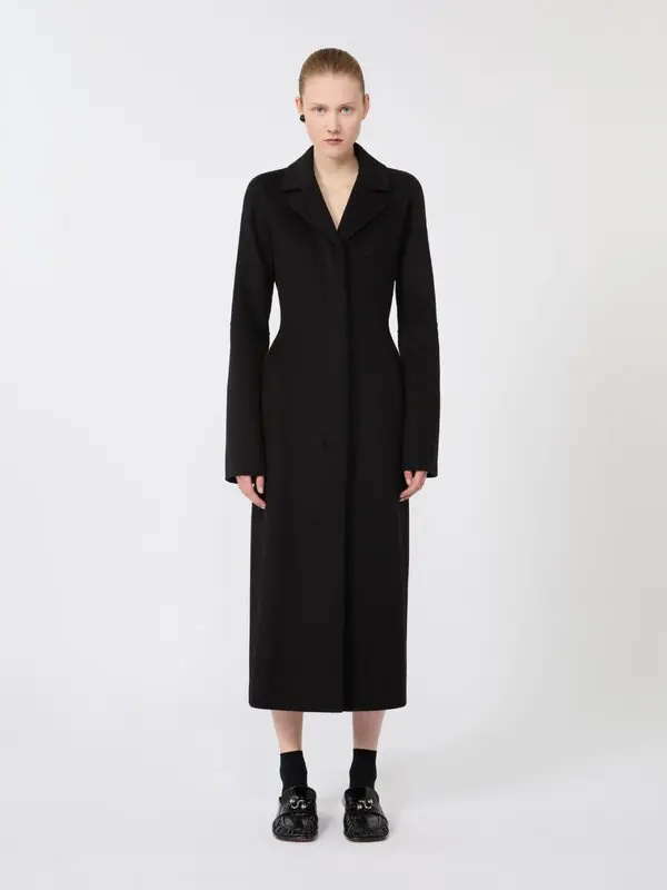 Max Mara Slim-fit Long Wool Coat