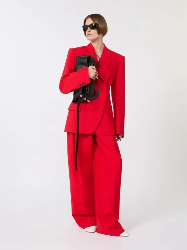 Max Mara Stretch-wool Double-breasted Blazer