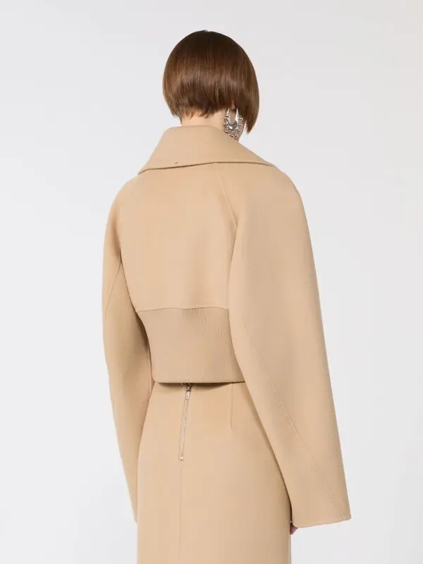 Max Mara Short Wool Cropped Jacket