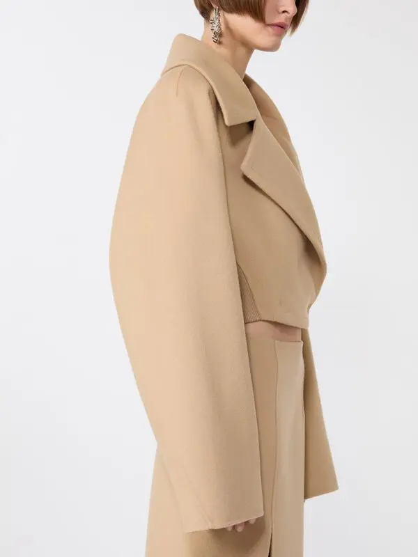 Max Mara Short Wool Cropped Jacket