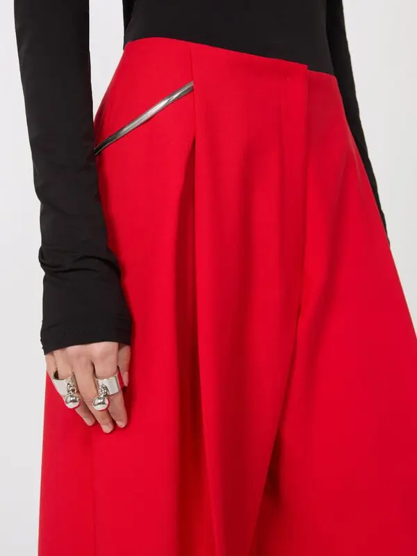 Max Mara Pleated Wide Leg Trousers