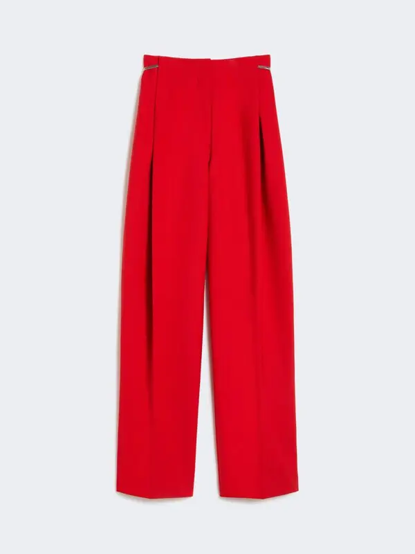 Max Mara Pleated Wide Leg Trousers