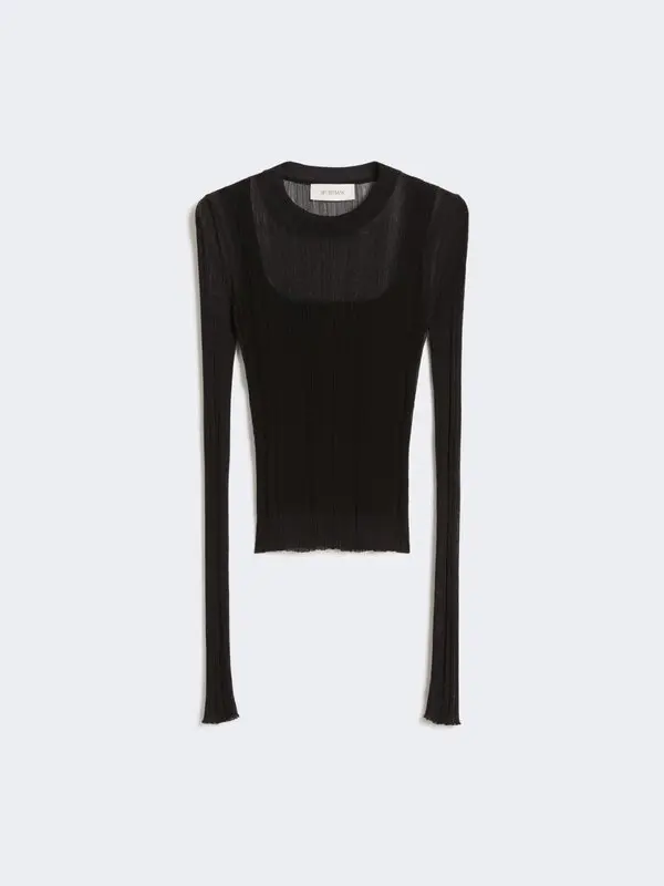 Max Mara Trompe L'oeil Viscose Jumper