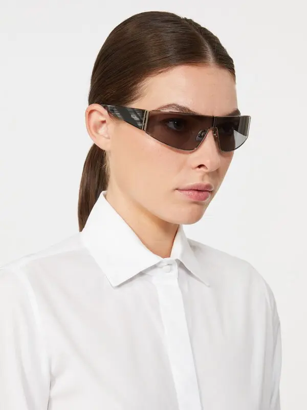 Max Mara Shield Sunglasses - Black